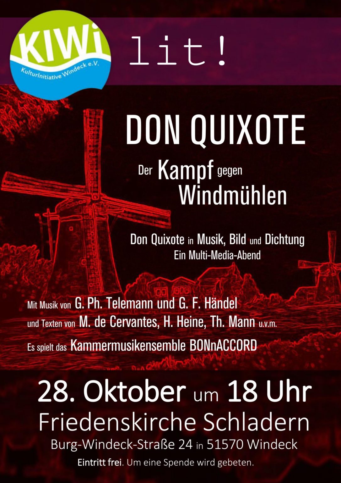 KIWi-Lit!: Kampf gegen Windmühlen! Don Quixote in Musik, Bild und ...